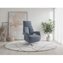 Sit & More TV-Sessel SIT & MORE "TV Lazy", graublau, B:75cm H:110cm T:85cm, Sessel, zur Auswahl mit Herz-Waage-Position