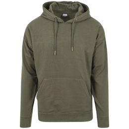Sweatshirt Urban Classics "Urban Classics Herren Oversized Sweat Hoody", Herren, Gr. M, olive, 50% Baumwolle, 50% Polyester, unifarben, Sweatshirts Sweatshirt