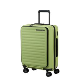 Hartschalen-Trolley Samsonite "RESTACKD, verschiedene Gr&ouml;&szlig;en und Farben", Gr. B/H/T: 40cm x 55cm x 23cm 42 l, wasabi, Polypropylen, unifarben, Koffer, f&uuml;r Urlaub, Reise, Ferien und Gesch&auml;ftsreise, mit Volumenerweiterung