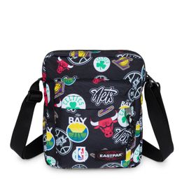 Schultertasche Eastpak "ARCADE MINI BAG", Damen, Gr. B/H/T: 18,5cm x 21,5cm x 5cm, schwarz, team nba, Polyester, Taschen Schultertasche, Mini Bag, Messenger Bag, Basketball NBA