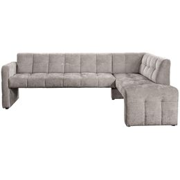 Essbank exxpo - SOFA FASHION "Barista, bequem und elegant, hohe Bodenfreiheit", sand, B:245cm H:83cm T:159cm, Sitzb&auml;nke, Essbank, Eckbank Barista bequem und elegant, hochwertige Detailverarbeitung