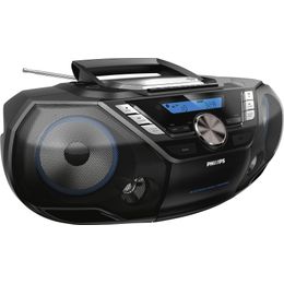Philips Radio "AZB798T", schwarz, B:43,5cm H:17cm T:27cm, Radios