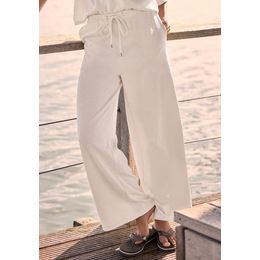 Venice Beach Sweathose beige Gr. 38 f&uuml;r Damen. Figurumspielend