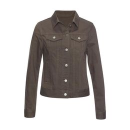 Lascana Jeansjacke beige Gr. 38 f&uuml;r Damen. Figurumspielend. Nachhaltig.