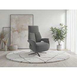 Sit & More TV-Sessel SIT & MORE "TV Lazy", anthrazit, B:75cm H:117cm T:85cm, 100% Polyester, Sessel, zur Auswahl mit Herz-Waage-Position