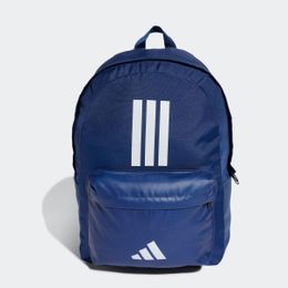 Rucksack adidas Performance "CLASSIC BACK TO SCHOOL 3-STREIFEN", dunkelblau, wei&szlig;, Rucks&auml;cke, Obermaterial: 100% Polyester, Rucksack