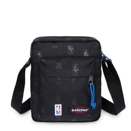 Schultertasche Eastpak "ARCADE MINI BAG", Damen, Gr. B/H/T: 18,5cm x 21,5cm x 5cm, schwarz, nba logo, Polyester, Taschen Schultertasche, Mini Bag, Messenger Bag, Basketball NBA