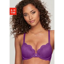 Lascana Push-up-BH 'Kira' lila Gr. 85C. Mit Integriertem Kissen und mit B&uuml;gel. Nachhaltig.