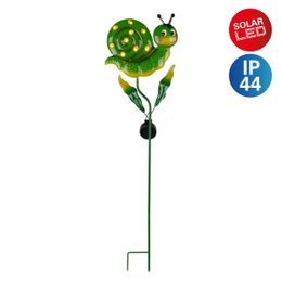 N&auml;ve LED Solarleuchte N&Auml;VE "Snaily", gr&uuml;n, B:3,5cm H:90cm L:24cm, Leuchten, Erdspie&szlig; Figur Schnecke, gr&uuml;n, H: 90cm, warmwei&szlig;, 6-8h Leuchtdauer