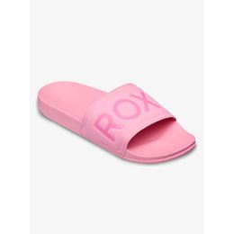 Badesandale Roxy "SLIPPY II", Damen, Gr. 36, plumeria, Synthetik, Schuhe, Badelatschen