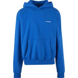 Kapuzensweatshirt "Upscale by Mister Tee Upscale Core EMB Oversize Hoody", Herren, Gr. M, cobaltblau, 100% Baumwolle, UPSCALE BY MISTER TEE, bedruckt, Sweatshirts
