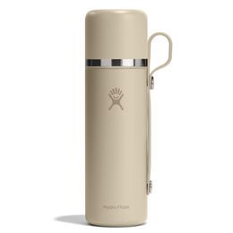 Thermoflasche Hydro Flask "Trinkflasche 28 OZ HOT FLASK AND CUP, 828 ml", oat, H:30cm, Edelstahl, Trinkflaschen, Thermoflasche, Auslaufsicher, All-in-One Design
