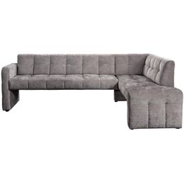 Essbank exxpo - SOFA FASHION "Barista, bequem und elegant, hohe Bodenfreiheit", cappuccino, B:245cm H:83cm T:159cm, Sitzb&auml;nke, Essbank, Eckbank Barista bequem und elegant, hochwertige Detailverarbeitung