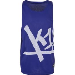 Tanktop K1x "K1x Herren KXM241-038-2 K1x Bl Mesh Jersey", Damen, Gr. XXS, royal blau, 100% Polyester, relaxed fit, Tops Tanktop