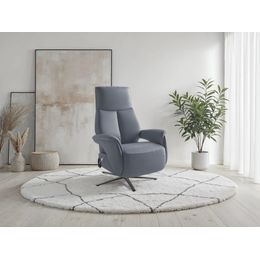 Sit & More TV-Sessel SIT & MORE "TV Lazy", graublau, B:75cm H:115cm T:85cm, Sessel, mit Herz-Waage-Positon und 3 Motoren