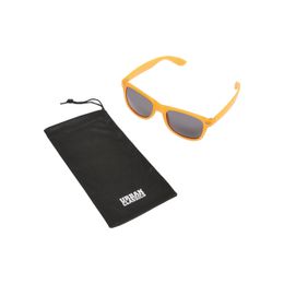 Sonnenbrille Urban Classics "Urban Classics Unisex Sunglasses Likoma UC", Damen, gelb (neonorange), Sonnenbrillen Sonnenbrille