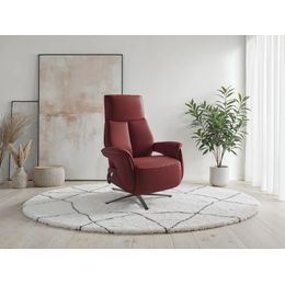Sit & More TV-Sessel SIT & MORE "TV Lazy", merlot, B:75cm H:117cm T:85cm, Sessel, mit Herz-Waage-Positon und 3 Motoren