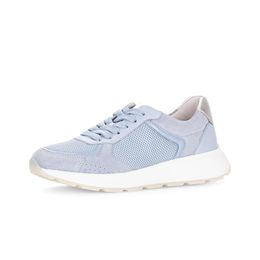 Sneaker Gabor "Sneaker low", Damen, Gr. 35,5, blau, Schuhe Sneaker