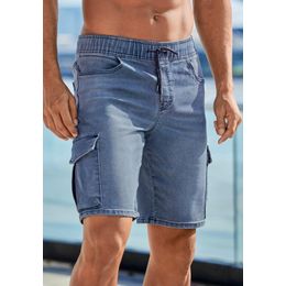 John Devin Herren Shorts, blue-denim, Gr&ouml;&szlig;e L (52/54)