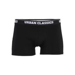 Boxershorts Urban Classics "Urban Classics Accessoires Boxer Shorts 3-Pack", Herren, Gr. L, 1 Stk., schwarz (blaucamo, orange amo, schwarz), 95% Baumwolle, 5% Elasthan, Unterhosen