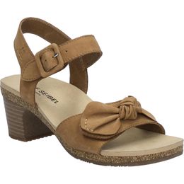 Sandale Josef Seibel "Grace 11, nuss", Damen, Gr. 41, braun (nuss), Obermaterial: 100% Rindsleder Leather cow., Schuhe Sandale