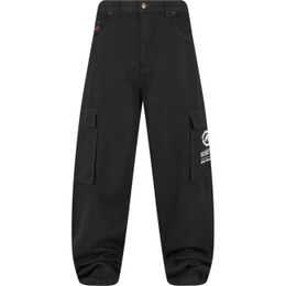 Cargojeans Ecko Unltd. "Ecko Unltd. Herren Ecko Unltd. Ec Ko Cargohose", Herren, Gr. W34L34, L&auml;nge 34, schwarz (raw blau), 100% Baumwolle, Jeans