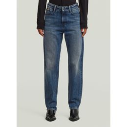 G-Star Raw 5-Pocket-Jeans G-STAR "Iggie Straight Jeans", Damen, Gr. 24, L&auml;nge 30, worn in mountain dusk, Obermaterial: 75% Baumwolle, 25% Baumwolle, Jeans 5-Pocket-Jeans