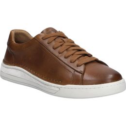 Sneaker Josef Seibel "Cleve 02, castagne", Herren, Gr. 40, braun (castagne), Obermaterial: 100% Rindsleder Leather cow., Schuhe Sneaker