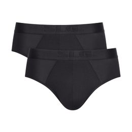 Midislip Sloggi, Herren, Gr. S, schwarz, Single Jersey, Obermaterial: 61% Modal, 32% Polyamid, 7% Elasthan, k&ouml;rpernah, Unterhosen, ohne Eingriff