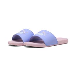 Sandale Puma "Cool Cat 2.0 Sandalen Jugendliche", Jungen, Gr. 35,5, intense lavender wei&szlig; pearl pink lila, Obermaterial: Synthetik. Futter: Textil. Innensohle: Synthetik, Textil. Laufsohle: Synthetik, IMEVA, Schuhe Sandale