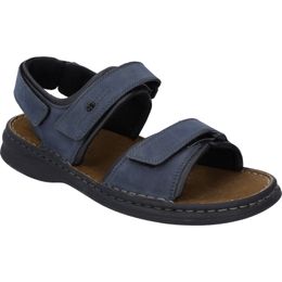 Sandale Josef Seibel "Rafe, blau", Damen, Gr. 40, blau (ocean, schwarz), Obermaterial: 100% Rindsleder Leather cow., Schuhe Sandale