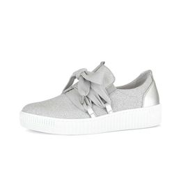 Gabor Damen Sneaker "Sneaker low", Gr. 37silber, Schuhe