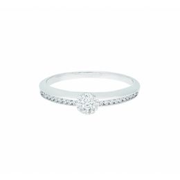 Adelia&acute;s Fingerring ADELIA&acute;S "Damenring 925 Silber mit Zirkonia &ndash; Silberring" Gr. 62, silber, Fingerringe, Damen, 62, Silber 925 (Sterlingsilber), Fingerring, Silberring