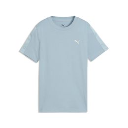 T-Shirt Puma "Essentials Tape T-Shirt M&auml;dchen", Jungen, Gr. 152, seafoam blau, Obermaterial: 100% Baumwolle. Rippe: 20% Polyester, 80% Baumwolle, regular fit, Rundhals, Shirts T-Shirt