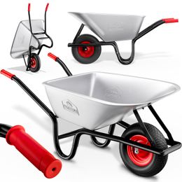 Gardebruk Schubkarre verzinkt 250kg Tragkraft 100L Luftreifen &Oslash;40cm