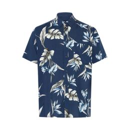 Kurzarmhemd Blend "BHAMELO SHIRT PRINT", Herren, Gr. XL, N-Gr, salute, Web, Obermaterial: 100% Viskose, bedruckt, gebl&uuml;mt, relaxed fit normal, Hemden