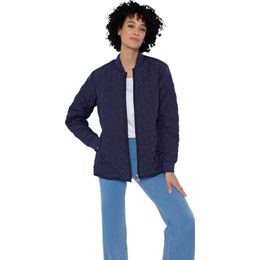 Damen Steppjacke mit w&auml;rmender Wattierung marine, Gr&ouml;&szlig;e 56