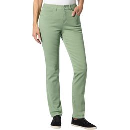 Damen R&ouml;hrenjeans in Twill-Qualit&auml;t eucalyptus, Gr&ouml;&szlig;e 46