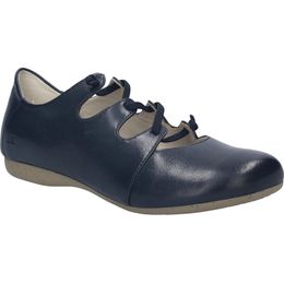 Slipper Josef Seibel "Fiona 04, ocean", Damen, Gr. 37, blau (ocean), Obermaterial: 100% Rindsleder Leather cow., Schuhe Slipper