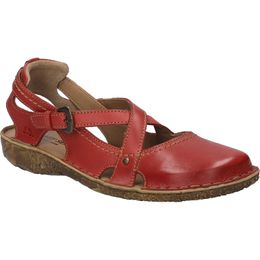 Sandale Josef Seibel "Rosalie 13, rubin", Damen, Gr. 37, rot (rubin), Obermaterial: 100% Rindsleder Leather cow., Schuhe Sandale