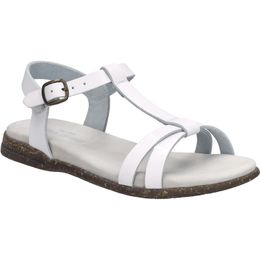 Sandale Josef Seibel "Fabricia 01, weiss", Damen, Gr. 37, wei&szlig;, Obermaterial: 100% Rindsleder Leather cow., Schuhe Sandale