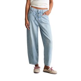 Marc O'Polo Relax-fit-Jeans MARC O'POLO DENIM "aus reiner Baumwolle", Damen, Gr. 29, L&auml;nge 34, light blau, Obermaterial: 100% Baumwolle, unifarben, relaxed fit kn&ouml;chellang, Jeans