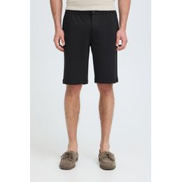 Chinoshorts Blend "BHElmer", Herren, Gr. L, US-Gr&ouml;&szlig;en, schwarz, Jersey, 75% Polyester, 22% Viskose, 3% Elasthan, unifarben, Basic, normal knielang, Hosen Chinoshorts, Bequeme Shorts mit teilelastischem Bund und Taschen
