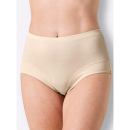 w&auml;schepur Taillenslip W&Auml;SCHEPUR, Damen, Gr. 48, 3 Stk., elfenbein, 95% Baumwolle, 5% Elasthan, Unterhosen Taillenslip