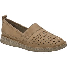 Slipper Josef Seibel "Sofie 27, beige", Damen, Gr. 39, beige (creme), Obermaterial: 100% Rindsleder Leather cow., Schuhe Slipper