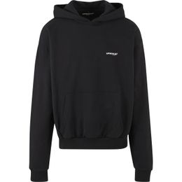 Kapuzensweatshirt "Upscale by Mister Tee Upscale Core EMB Oversize Hoody", Herren, Gr. L, schwarz, 100% Baumwolle, UPSCALE BY MISTER TEE, bedruckt, Sweatshirts