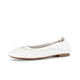 Ballerina Gabor "Eleganter Ballerina", Damen, Gr. 35,5, creme, Schuhe Ballerina