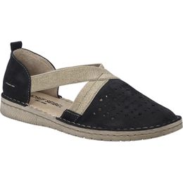 Slipper Josef Seibel "Sofie 44, schwarz", Damen, Gr. 38, schwarz, Obermaterial: 100% Rindsleder Leather cow., Schuhe Slipper