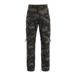 Cargohose Brandit "Brandit Brandit Kombi Basic Pants", Herren, Gr. XL, US-Gr&ouml;&szlig;en, schwarzcamo, 100% Baumwolle, unifarben, normal, Hosen Cargohose