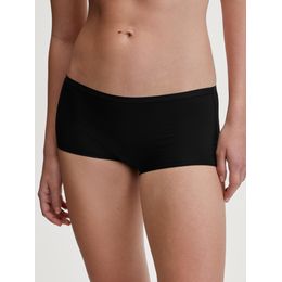 Panty Calida "Sleek Skin", Damen, Gr. L (48/50), schwarz, Single Jersey, Obermaterial: 73% Polyamid, 27% Elasthan, k&ouml;rpernah, Unterhosen Panty, weich, elastischer Bund, schmaler Schnitt